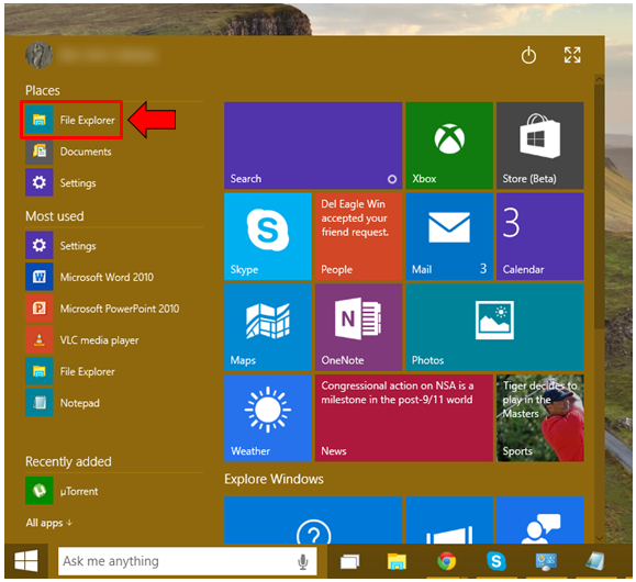 8 Easy Ways to Open File Explorer (Windows 10) - Windows Techies